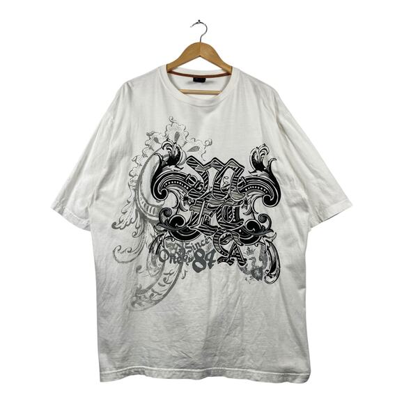 mecca | Shirts | Vintage Mecca Gothic Mfg One Since 84 Graphic Tshirt ...